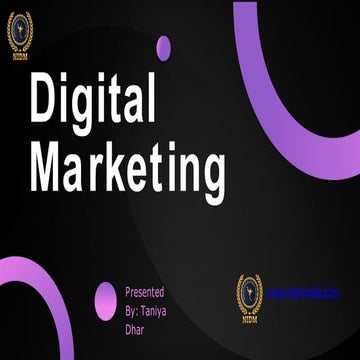 DIGITAL MARKETING INSTITUTE IN BANGALORE | PPT
