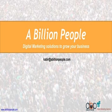 Digital Marketing To Grow Your Business | PPT