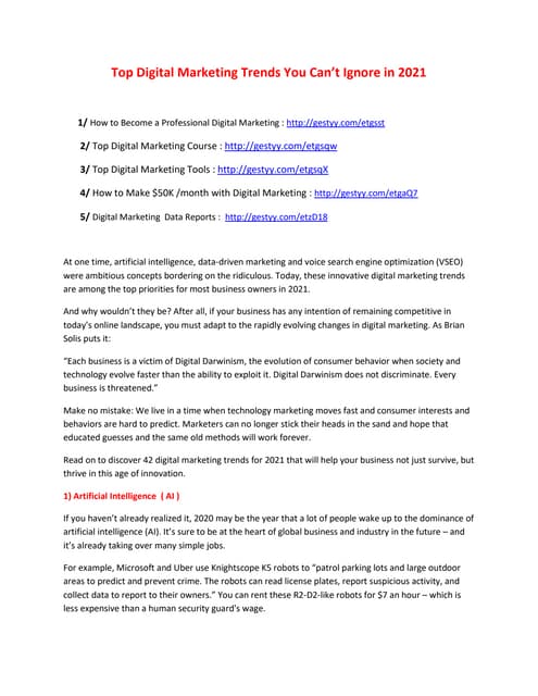 Digital trends 2019 | PPT