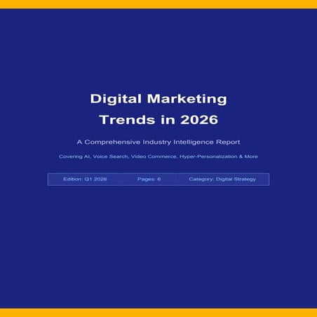 jaskaran singh first ppt on topic digital marketing trends in 2026 | PPTX