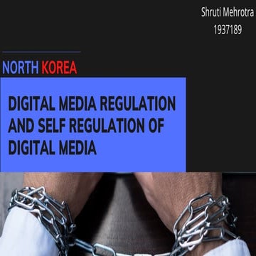 Digital media regulation and self regulation of digital media | PPT