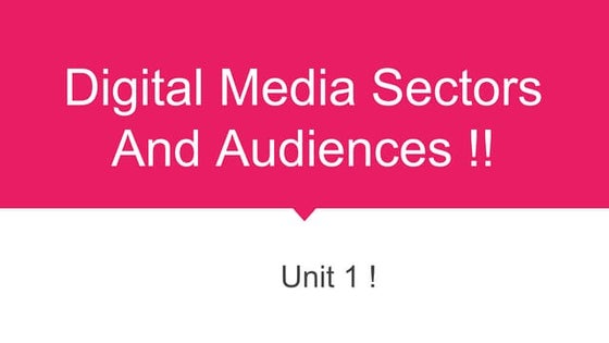 Mind map of media industry | PPT