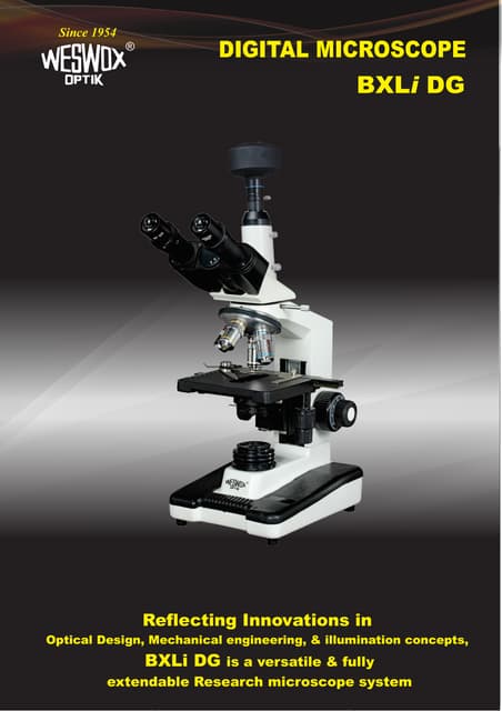 Binocular microscope bx li | PDF