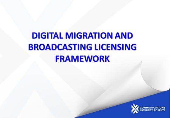 Digital Switchover In Europe Old, David Bradshaw | PPT