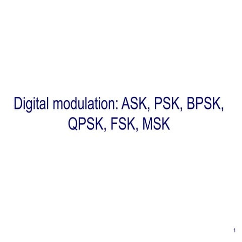 Digital Modulation Pdf