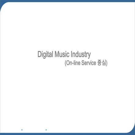 Digital music industry | PPTX