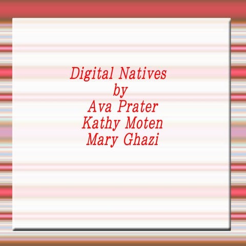 Digital Native | ODP