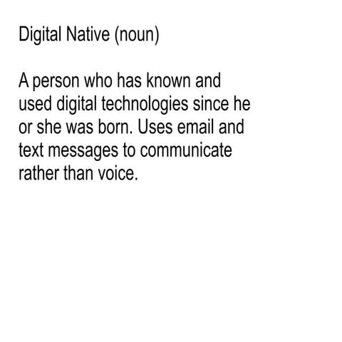 Digital Native Assignment | ODP