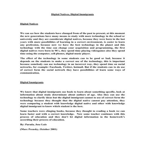 Digital natives | DOCX