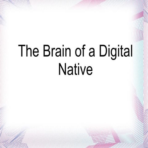Digital Native Slideshow | ODP | Internet for Beginners | Internet