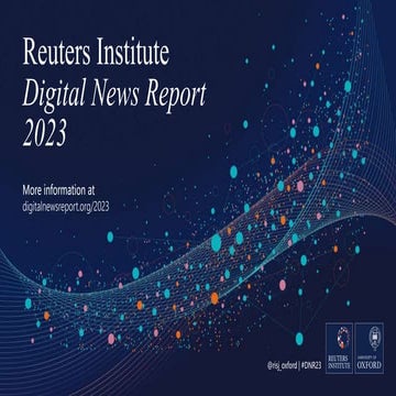 Digital News Report 2023 | PPTX