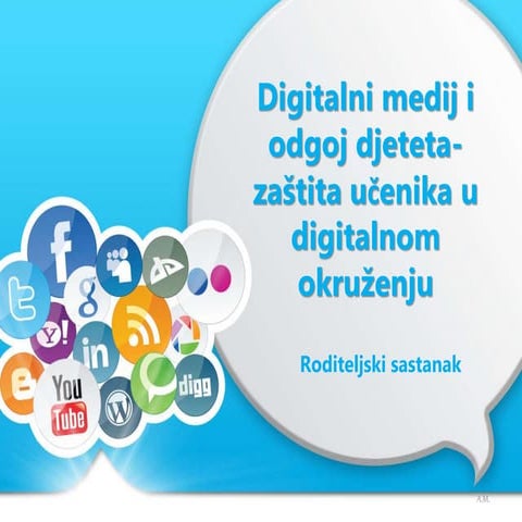 Digitalni odgoj za roditeljski da da daa | PPT