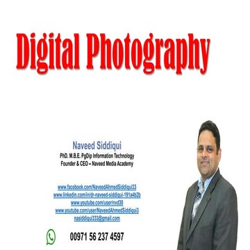Digital photography Complete Course | PDF