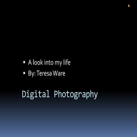Digital photography slideshow | PPT