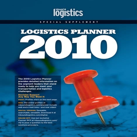Logistics Planner 2010 | PDF