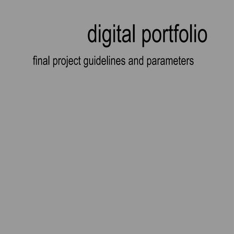 Digital portfolio | PPT | Computing | Technology & Computing