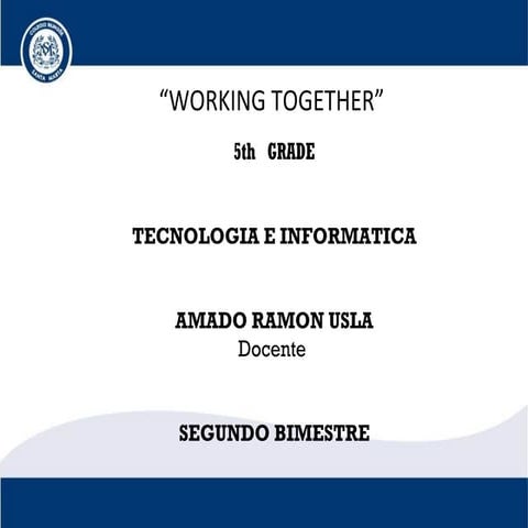 Digital portfolio informatica computers 5 th grade | PPT