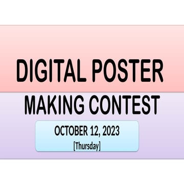 DIGITAL POSTER template during statistics month .pptx