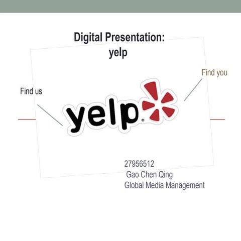 Digital presentation yelp | PPT
