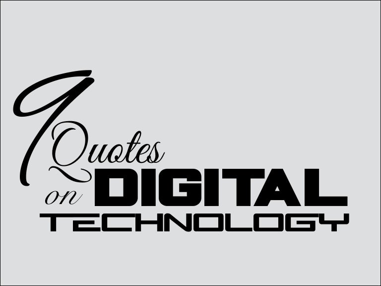 Digital Revolution Quotes