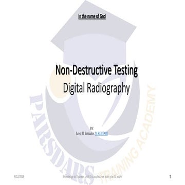 Digital radiography testing | PDF
