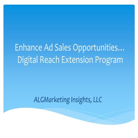 Digital reach extension program | PPTX