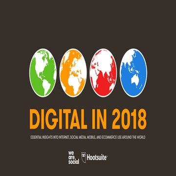 Global digital report 2018 | PDF