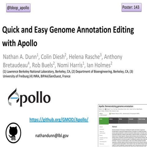(Digital resources) quick and easy genome annotation editing with ...
