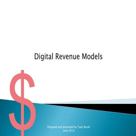 Digital Revenue Models | PPTX
