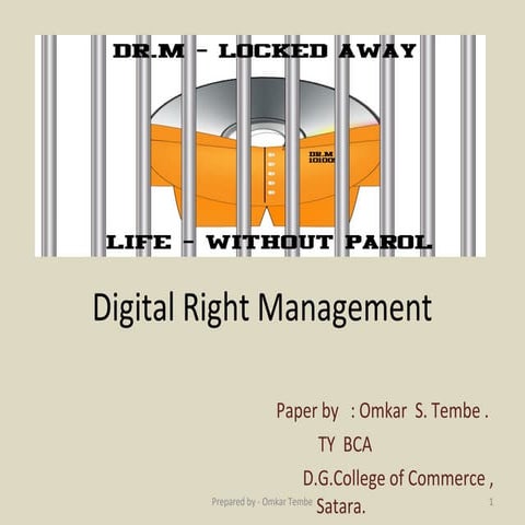 Digital Right Management | PPT