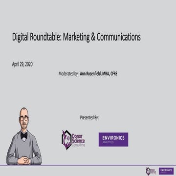 Digital Roundtable Panel: Marketing and Communications | PPT