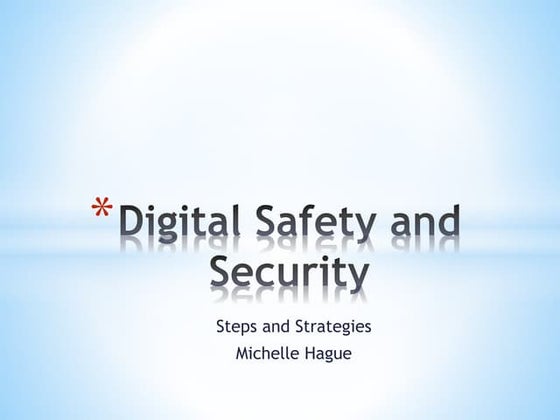 Online Safety and Security | PPT
