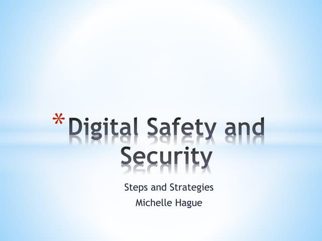 Online Safety and Security | PPTX