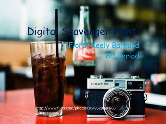 Digital scavenger hunt | PPTX