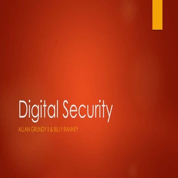 Digital security | PPT