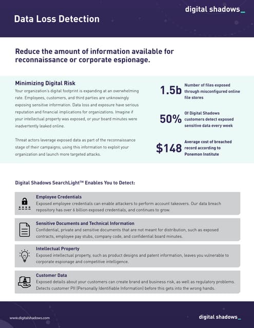 Digital Shadows Shadow Search | PDF