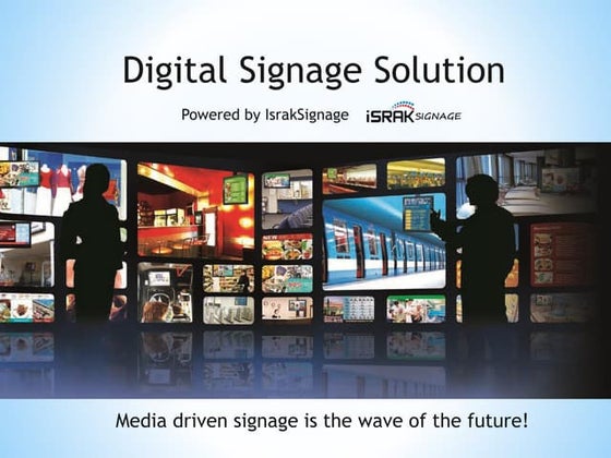 Digital Signage Solutions | PPT