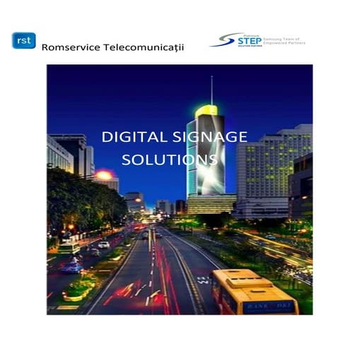 Digital Signage Solutions | PDF