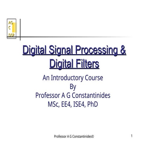 Digital Signal processing course contents for the beginners to understan the concepts.ppt