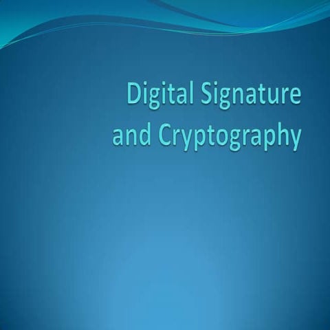Digital signature | PPTX
