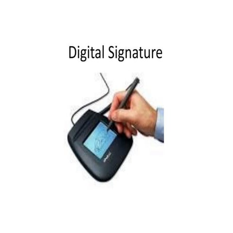 Digital signature | PPT