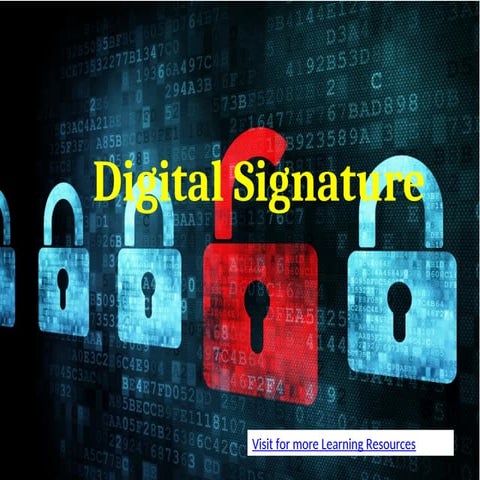 Digital Signature Algorithm For Cryptographyppt 6579