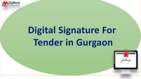 Digital signature certificate for mca in gurgaon | PPTX