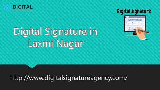 Digital Signature Online in Kolkata. | PPT