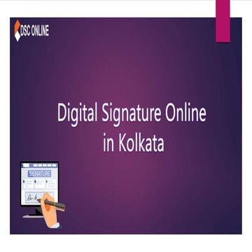 Digital Signature for E-tender in India | PPTX