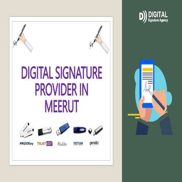 Digital Signature Provider in Meerut | PPTX