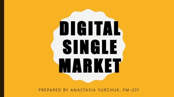 Europe's Digital Agenda | PPT