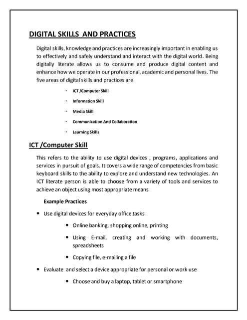 Digital skills | PPTX | Internet for Beginners | Internet