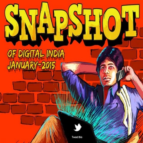 Digital Snapshot of India - January 2015 | PDF