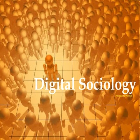 Digital sociology | PPT